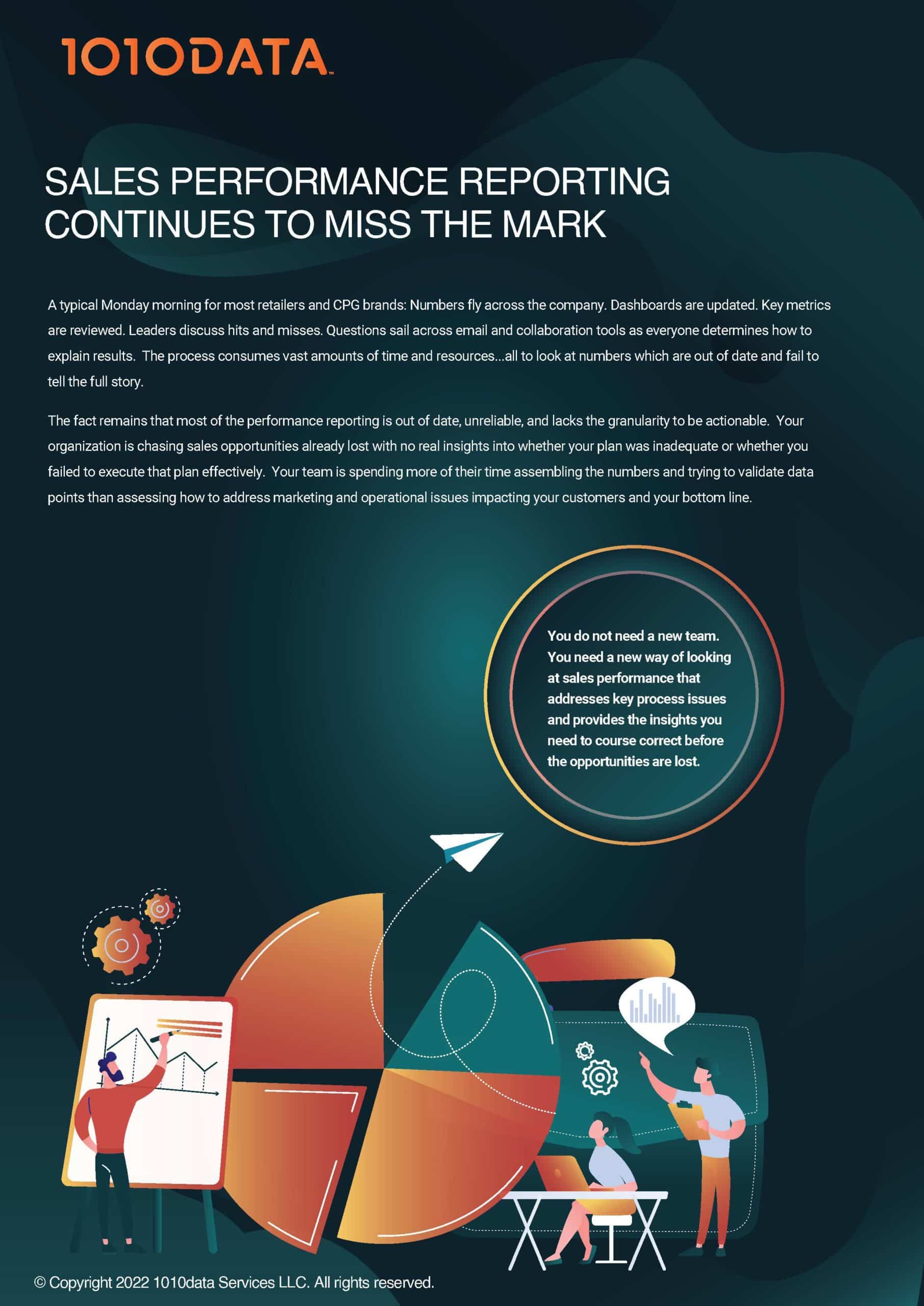 Sales Performance Reporting Continues To Miss The Mark - 1010data